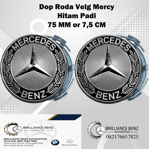 Jual DOP VELG RODA MERCEDES BENZ 75MM EMBLEM TUTUP VELG RODA MERCY ...
