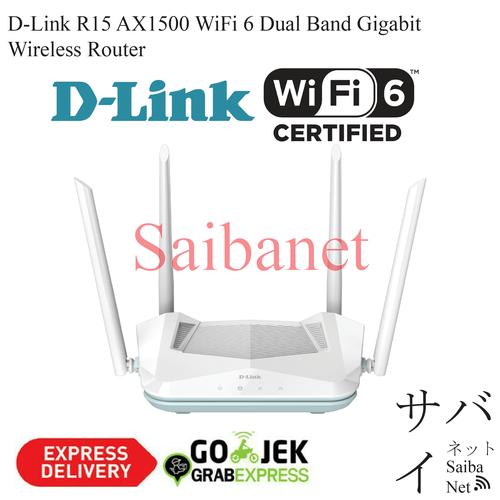 Jual D-Link R15 AX1500 EaglePro Smart WiFi 6 Gigabit Wireless Router ...