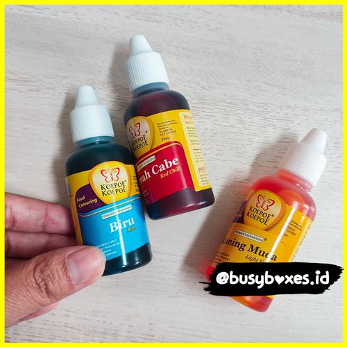 Jual [busyboxes.id] Mainan Edukasi Mengenal Warna Dasar Pewarna Makanan ...