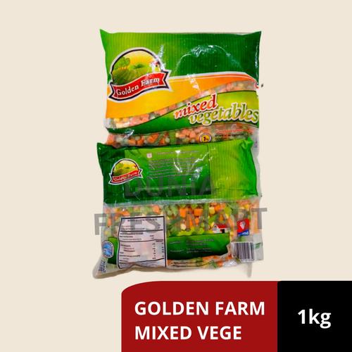 Jual Golden Farm Mixed Vegetables Mix Veggie 1000gr/1kg sayuran frozen ...