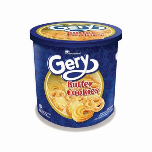 Jual Gery butter cookies 300gr toples biskuit roti kaleng lebaran ...