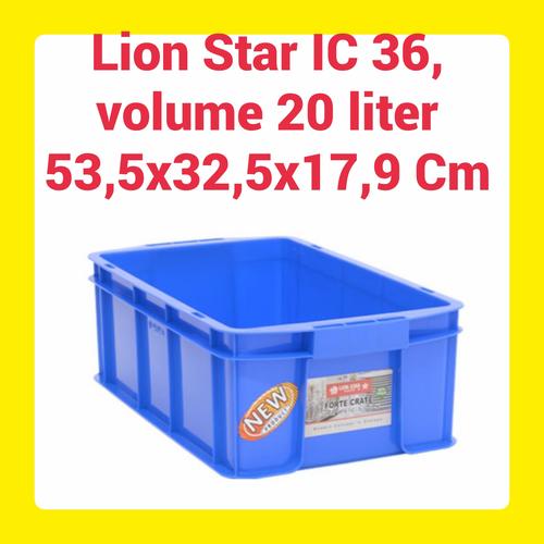 Jual container industri lion star segi/kotak, IC 36,Volume 20 liter ...