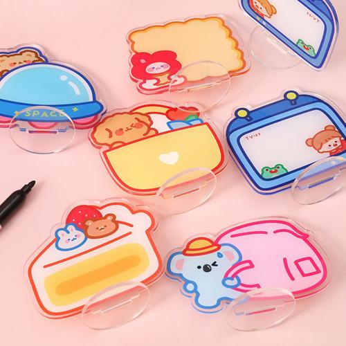 Jual PAPAN TULIS MINI ACRILIC / PAJANGAN MEJA AESTHETIC - flower basket ...