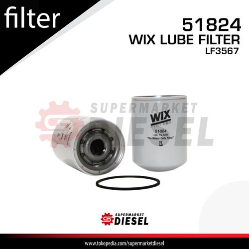 Jual WIX 51824 LUBE FILTER / FLEETGUARD LF3567 / LF 3567 / 3I1372 ...