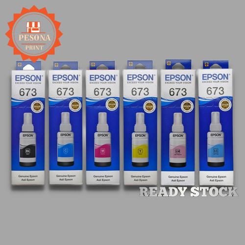 Jual 1 Set Tinta Epson 673 Model Baru - Jakarta Timur - Pesona Print ...