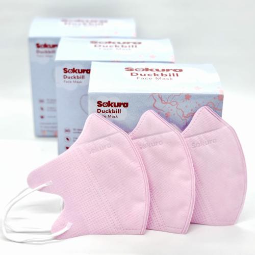 Jual Masker Duckbill Sakura 3ply isi 50 Pcs by SEVEN KEMENKES PREMIUM ...