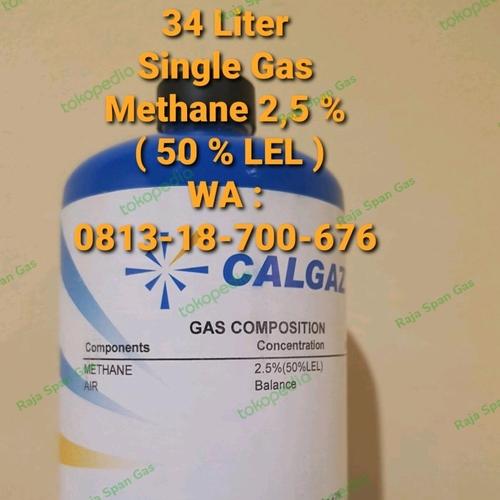 Jual Span Gas Kalibrasi ( Single Gas ) 34 L Methane - Kota Tangerang ...