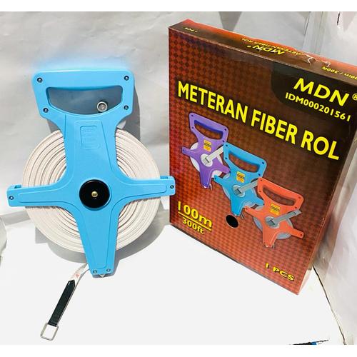 Jual Meteran Tancap 100 meter / Meteran Tombak / Meteran fiber Rol 100m ...