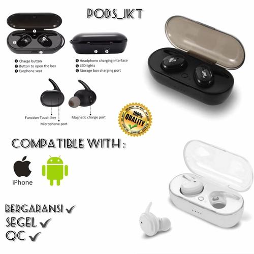 Jual Bluetooth JBL TWS 4 Wireless Earphone - Putih - Kota Tangerang ...
