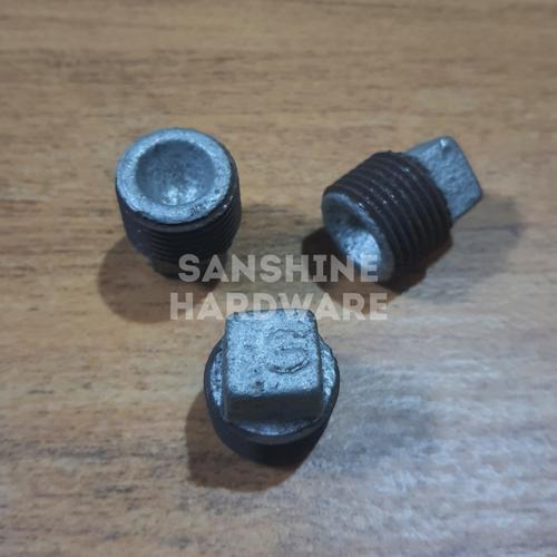 Jual PLUG GALVANIS 1/2"inch G BRAND GALUNGGUNG Dop Drat Luar Besi SNI ...