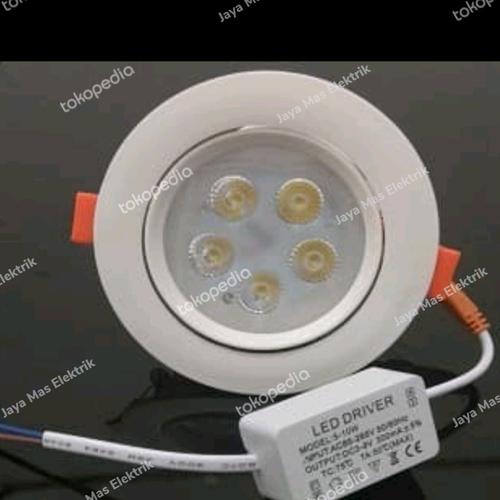 Jual LAMPU DOWNLIGHT LED 5 MATA 5MATA 5 WATT 5 W 5WATT 5W SPOT SOROT ...