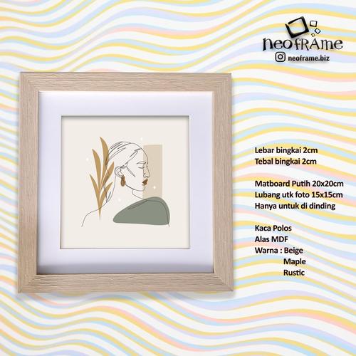 Jual Neoframe - Bingkai Foto Matboard 20x20 - foto 15x15cm - Rustic - Kota Surabaya - neoframe ...