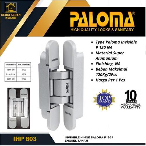 Jual INVISIBLE HINGE PALOMA IHP 803 ENGSEL CONCEALED ||ENGSEL TANAM ...