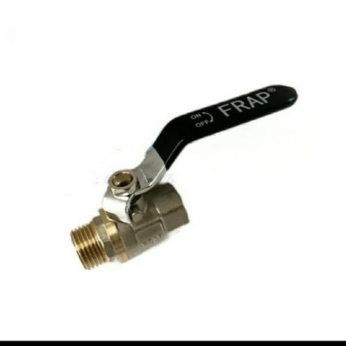 Jual Stop Kran 1/2 inch Kuningan - Ballvalve Two Way Valve Drat Luar ...