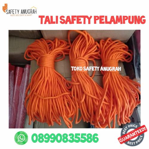 Jual TALI SAFETY PELAMPUNG BAN RING LIFE BOUY LINE NYLON 8 MM ORANGE ...