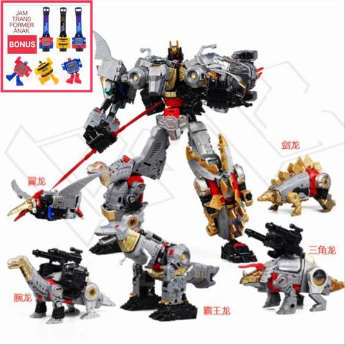 Jual Robot Transformers Dino Force 5 in 1 - WARNA WARNI - Jakarta Timur ...
