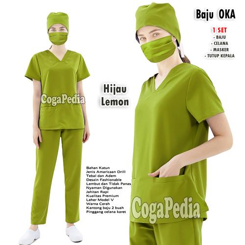 Promo Baju Oka Medis Lengan Pendek Model Terbaru - Seragam Scrub ...