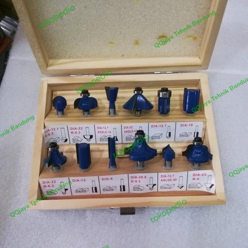 Jual Mata pisau profil kayu set 12 pc - Router bit set - Kota Bandung ...