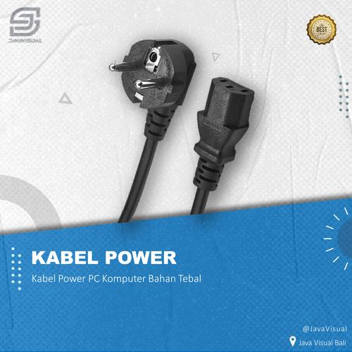 Jual KABEL POWER PC - KOMPUTER BAHAN TEBAL 2 Meter - Kota Denpasar ...