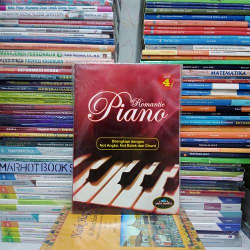 Jual ORIGINAL ROMATIC PIANO JILID 4 DILENGKAPI DENGAN NOT ANGKA,NOT ...