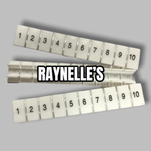 Jual NUMBER STRIP 1-10 FOR TERMINAL VIKING / ZB 1-10 / NOMOR TERMINAL ...