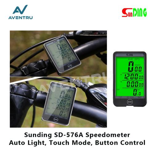 Jual Speedometer Odometer Sepeda Sunding Wireless Bike SD563A SD 563A ...