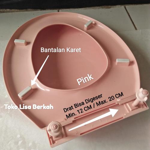 Jual Tutup closet duduk bantalan karet model toto, ina, volk dll ...