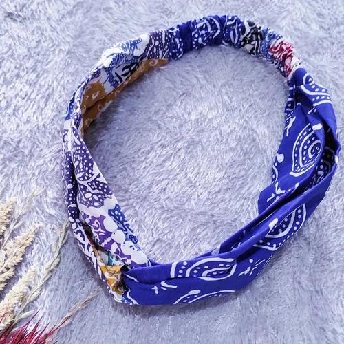 Jual Headband Batik Bandana Batik Bando Batik Two Tone Batik ...