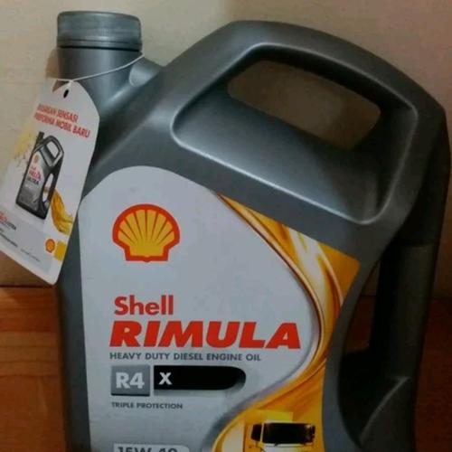 Jual Shell Rimula R4X 15W-40 kemasan galon isi 5 liter - Jakarta Pusat ...