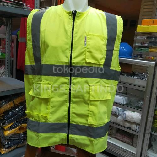 Jual ROMPI PROYEK / ROMPI KERJA SAFETY BAHAN DRILL WARNA HIJAU STABILO ...