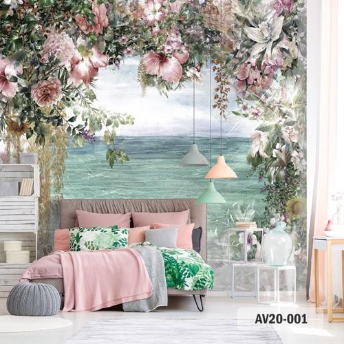 Jual Wallpaper bunga 3D Wallpaper custom bunga 3D wallpaper dinding ...