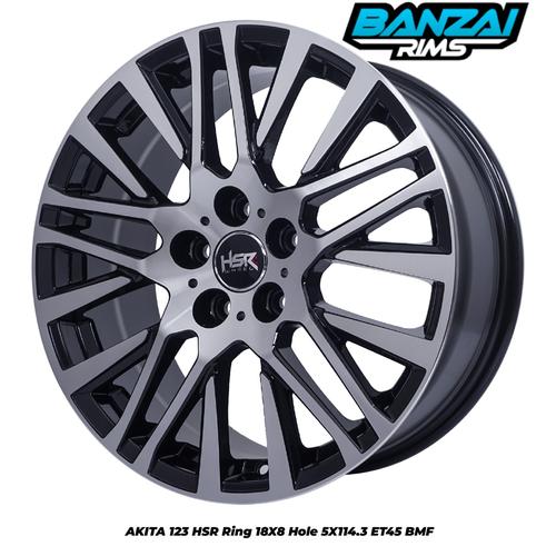 Jual velg mobil ring 18 AKITA HSR velg racing Rush Camry Alphard Voxy ...