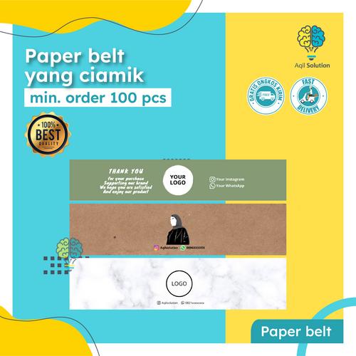 Jual ROLL HIJAB & Paper belt FREE DESAIGN /KERTAS SOUVENIR HIJAB/JILBAB ...