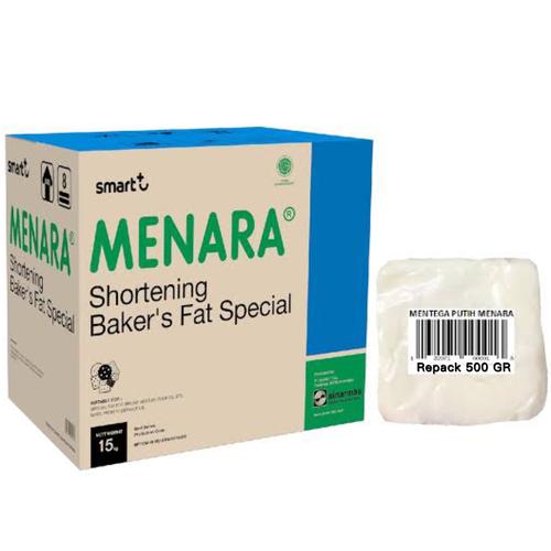 Jual MENARA Mentega Putih Shortening Baker's Fat 500GR - Kab. Tangerang ...