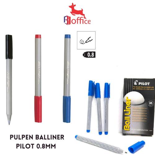 Jual Pulpen Balliner Pilot 0.8mm / Ballpoint Balliner / Pulpen Tanda ...