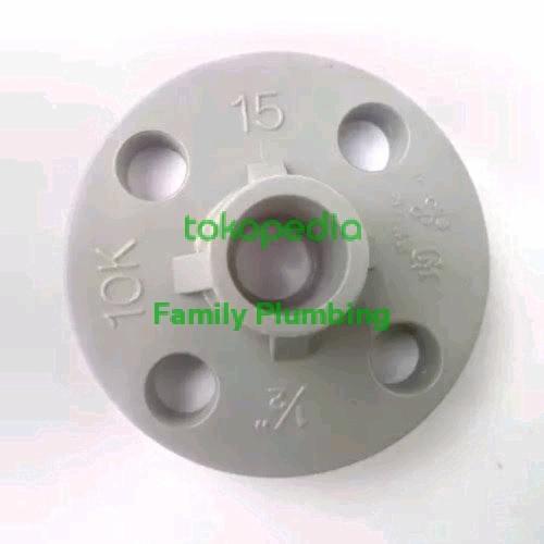 Jual FLANGE FLENG PLENG PVC 1" 1INCH 1 ABU-ABU TAIWAN CM JIS 10K MURAH ...