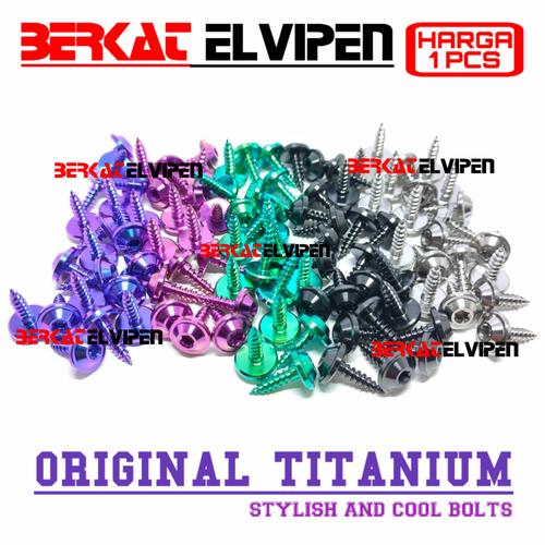 Jual Baut Titanium Body Honda Beat Scoopy Genio Spacy Vario 110 125 150 ...