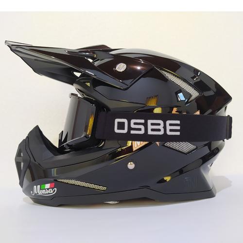 Jual Helm Cross motor Trail Downhill Original JPN Monsa SNI - StoneGrey ...