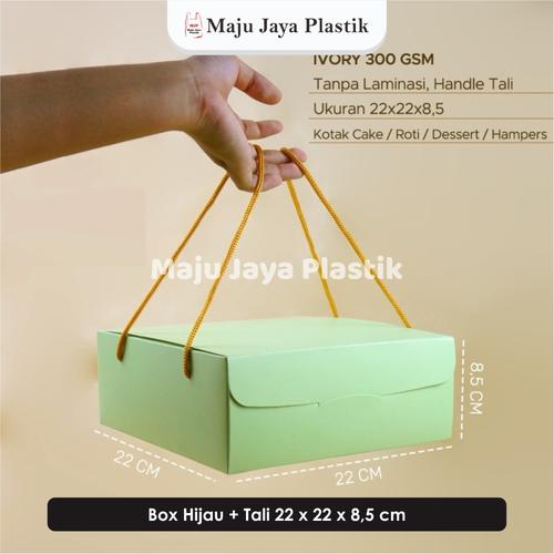 Jual Box Mika Tali / Kotak Roti Mika Tali / Kotak Kue Mika Tali - Hijau ...