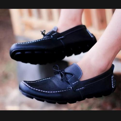 Jual Sepatu Slip On Pria Crocodile Kulit Sapi Asli Tali Keren Murah ...