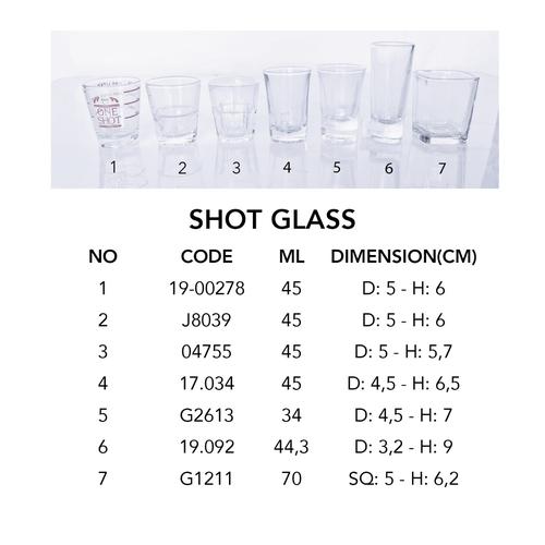 Jual SHOT GLASS / SLOKI / GELAS KECIL / GELAS KACA - 3 - Kab. Badung ...