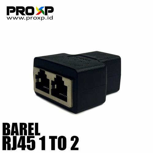 Jual Proxp Barrel Double RJ45 1 to 2 Penyambung Kabel Lan Kualitas ...