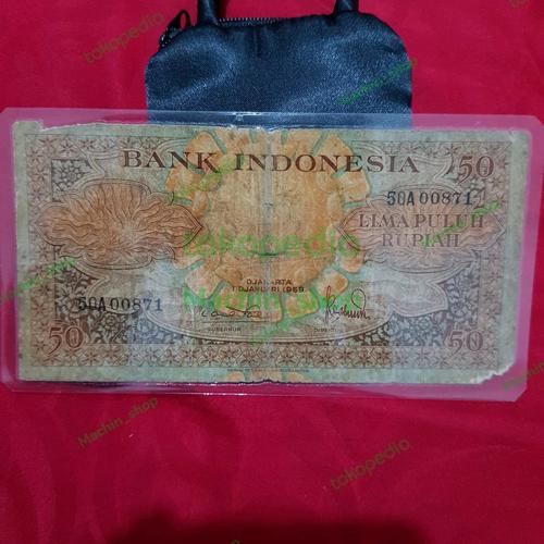 Jual Uang Kertas Kuno 50 Rupiah Tahun 1959 - Kota Tangerang - Machin ... Jual Uang Kertas Kuno 50 Rupiah Tahun 1959 - Kota Tangerang - Machin ...