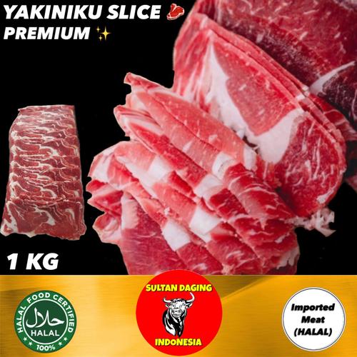 Jual DAGING SLICE YAKINIKU FAT 1 KG IMPORT/DAGING SLICE YOSHINOYA 1KG ...