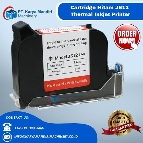 Jual Cartridge Hitam JS12 Thermal Inkjet Printer Tinta Coding M6 Handheld - Kota Tangerang ...