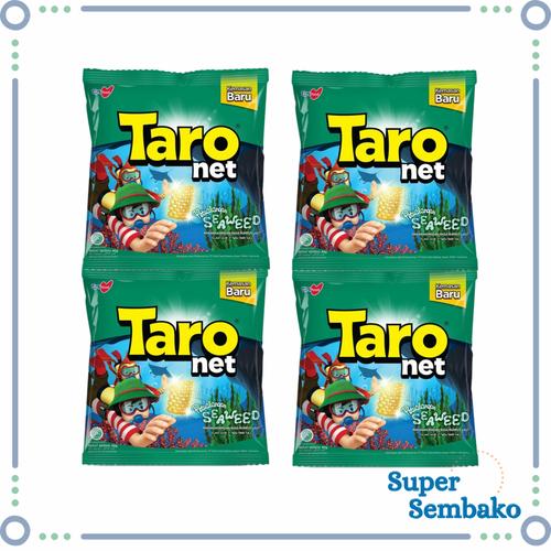 Jual SNACK TARO NET RASA SEAWEED RUMPUT LAUT 9g RENCENG ISI 10 BUNGKUS ...