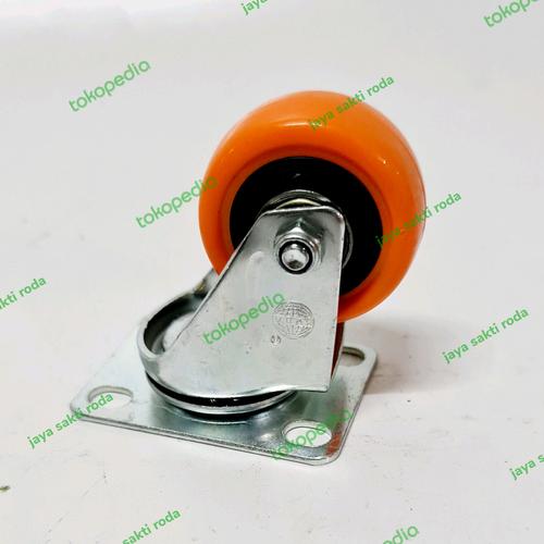 Jual Roda troli pvc roha 2,5 inch tinggi 9,3 cm model putar - Jakarta ...