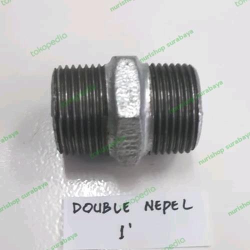 Jual Double neple 1" / Dobel nepel / double nipple besi Galvanis 1 inch - Kota Surabaya ...