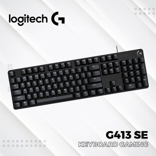 Promo Logitech G413 SE Fullsize Aluminium & PBT Keycaps Mechanical ...