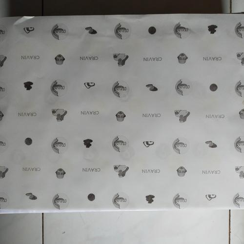 Jual Kertas roti custom 30 x 40 kertas burger | brownies | oil paper ...